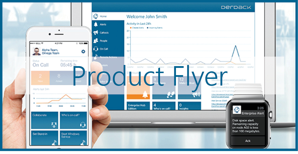Derdack | Enterprise Alert: Product Flyer