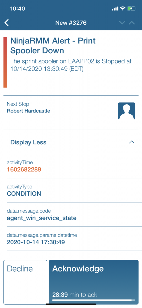 Derdack | Mobile Alerting, Acknowledgement and Escalation for NinjaRMM