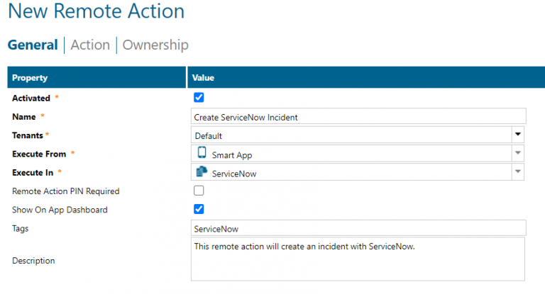 Derdack | Creating incidents in ServiceNow