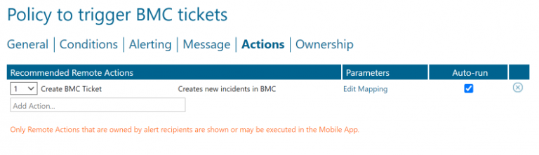 Derdack | Creating incidents in BMC